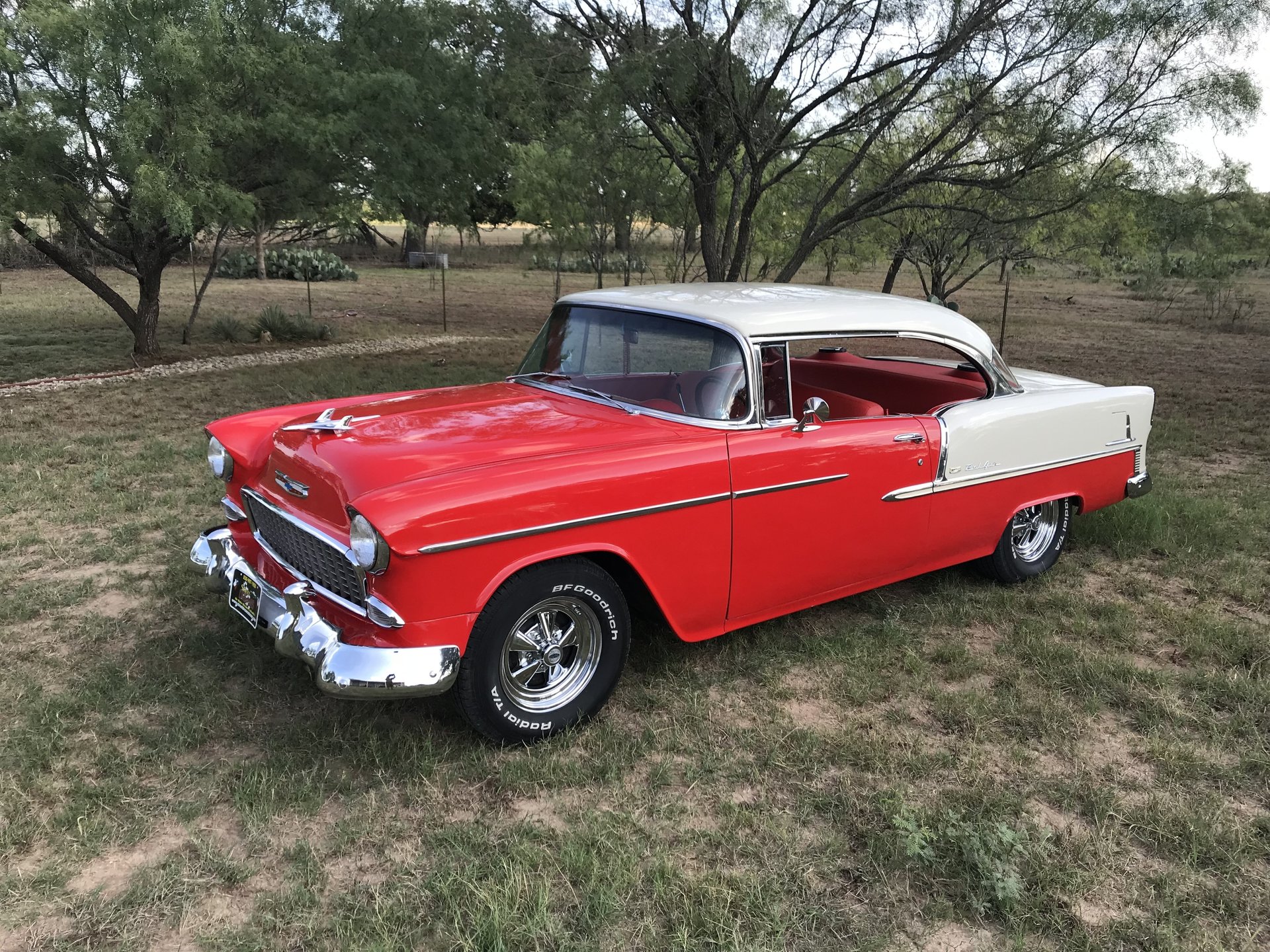 1955 Chevrolet Bel Air Hardtop 350 350 Trans PS PB AC Tilt For Sale
