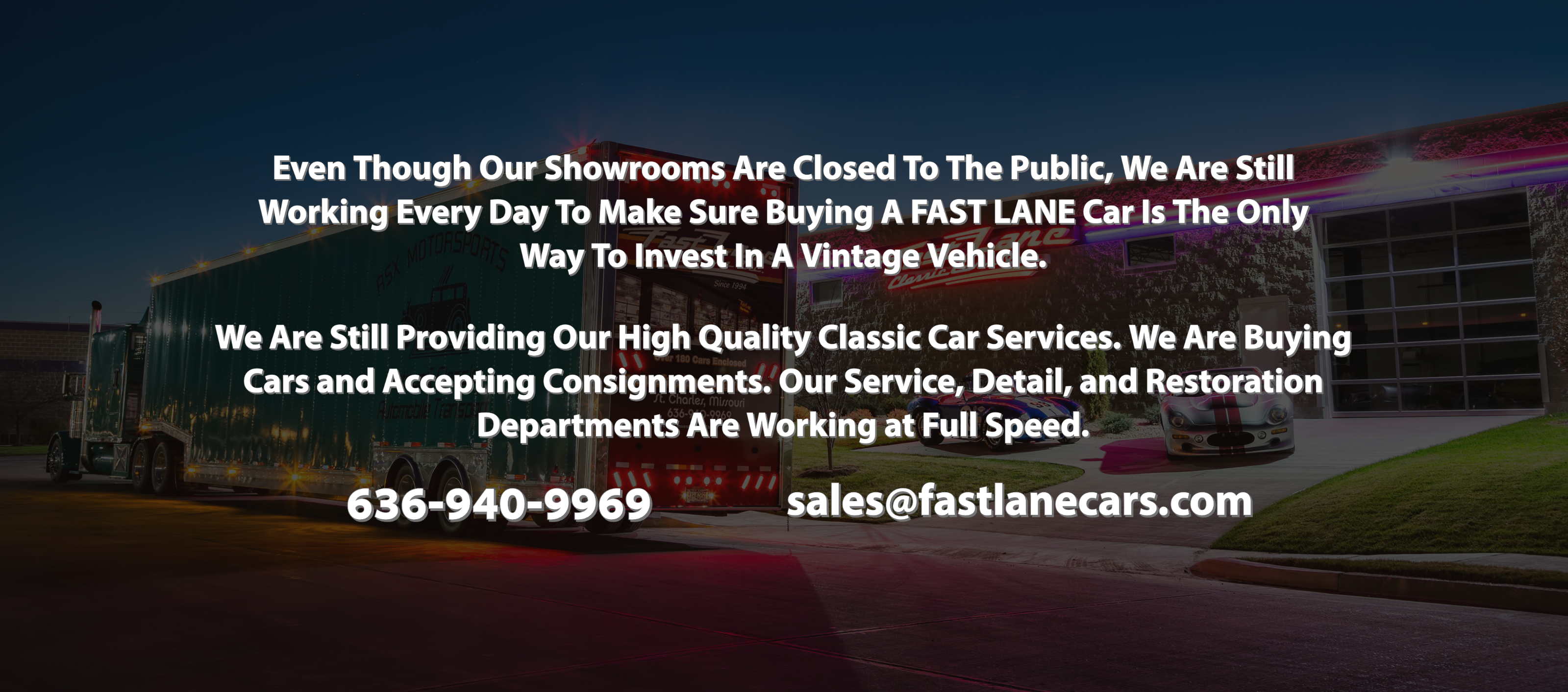 Welcome to Fast Lane Classic Cars | Fast Lane Classic Cars