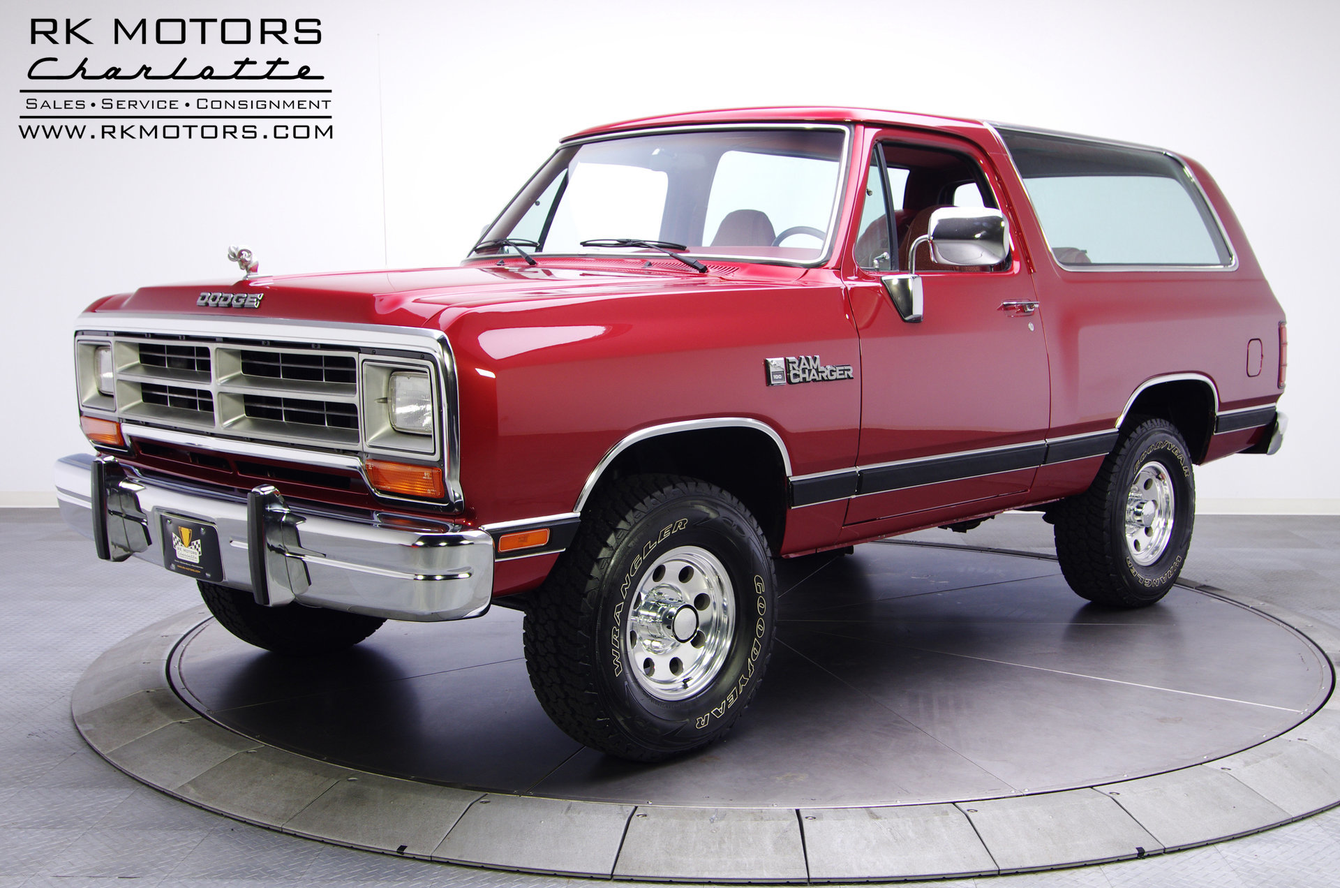 132637 1988 Dodge Ramcharger | RK Motors Classic and Performance Cars ...