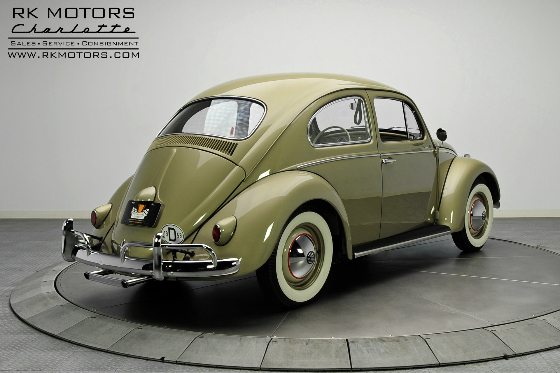 133218 1958 Volkswagen Type 1 Beetle | RK Motors Classic and ...