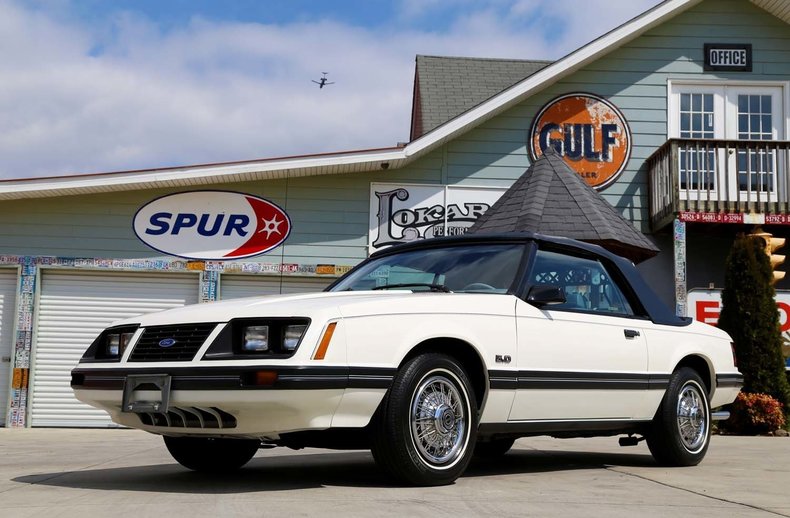 1983 Ford Mustang GLX Convertible LOW MILEAGE Survivor 5.0L V8 5 Speed ...