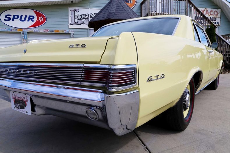 1965 Pontiac GTO PHS Document 389 Tri Power 4 Speed PS Factory Color ...