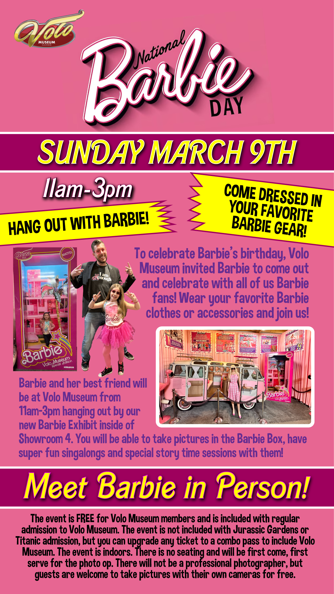 Barbie Day Event | Volo Museum
